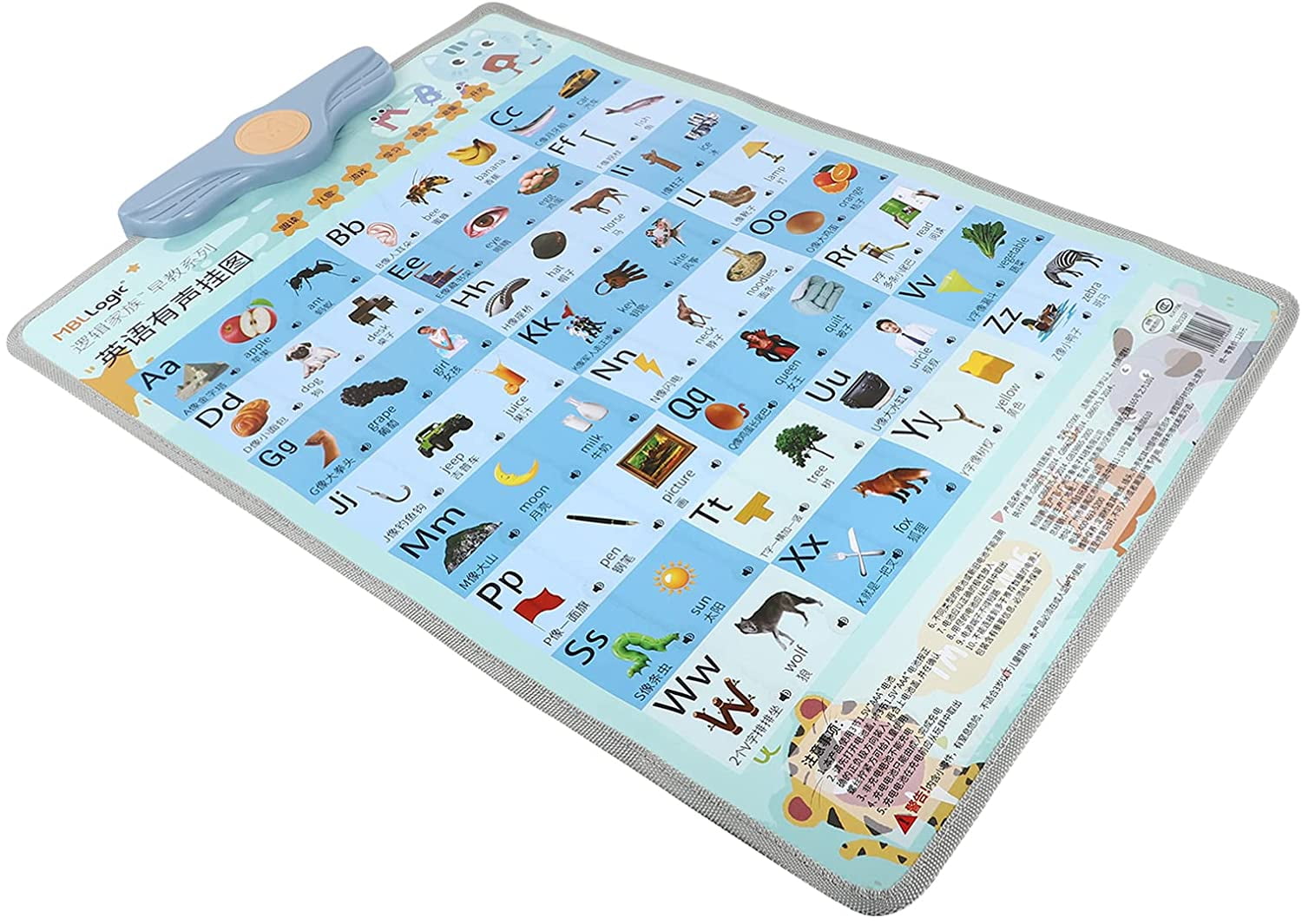 Electronic Interactive Alphabet Wall Chart Talking ABC Music Poster ...