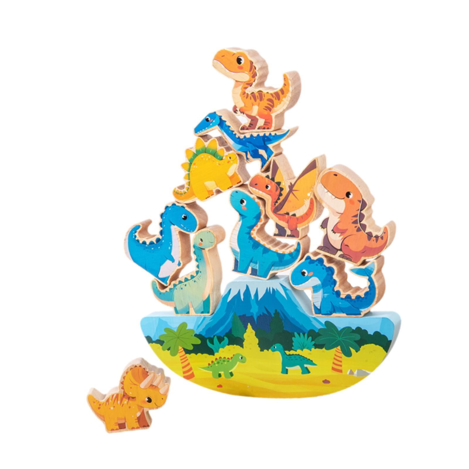 Click here for Lipstore Wooden Dinosaur Stacking Blocks Balance G... prices