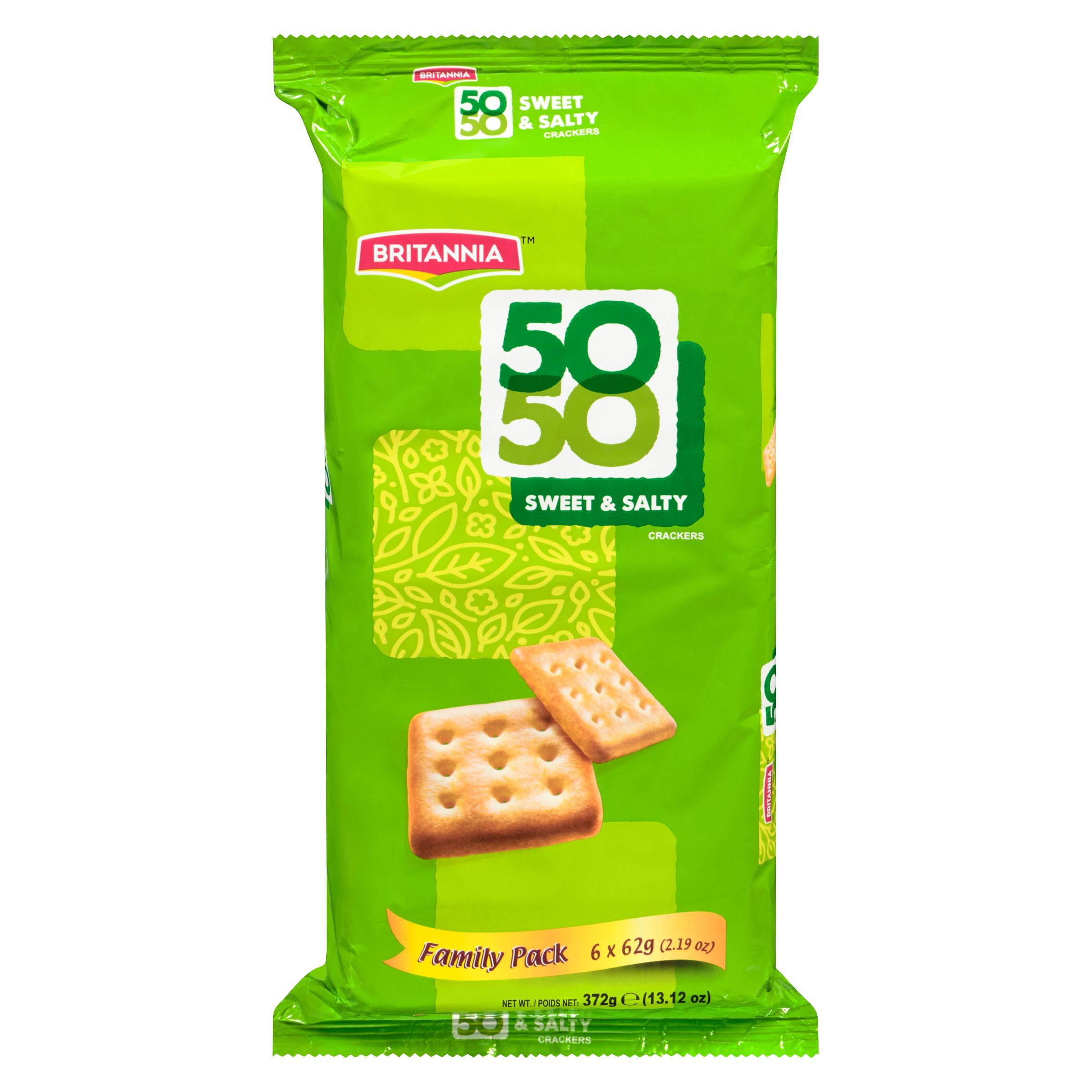 Britannia Fifty Fifty family pack, Indian cookies - Walmart.ca