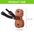 Practical Instrument Wall Mount Hanger Nonslip Violin Hanger Easy ...
