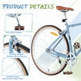 Shimano 700C Hybrid Bike for Men, Women - 7-Speed, Disc Brake, 85% ...