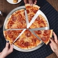 4 Pack Stainless Steel Pizza Pans 13.5 Inch Round Tray for Baking ...