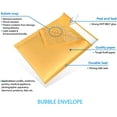 1000#000 4x8 Kraft Paper Bubble Padded Envelopes Mailers Shipping Case ...