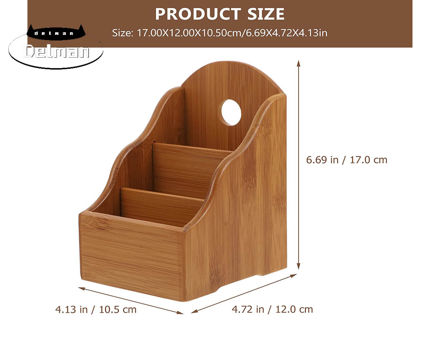 2 pcs Practical Storage Color Desktop Desk Wood Table Container Pen ...