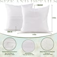 18"x18" Waterproof Cotton Linen Pillow Covers, Hawaiian Hibiscus And ...