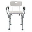 Drive Medical Premium Series Shower Chair with Back and Arms for ...