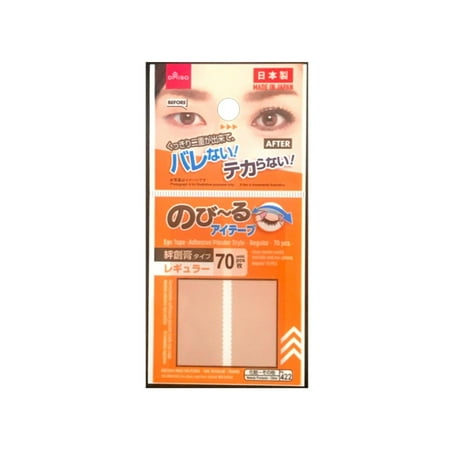 DAISO Stretchable Eye Tape Adhesive plaster Regular Type 70Pcs 2.4x0 ...