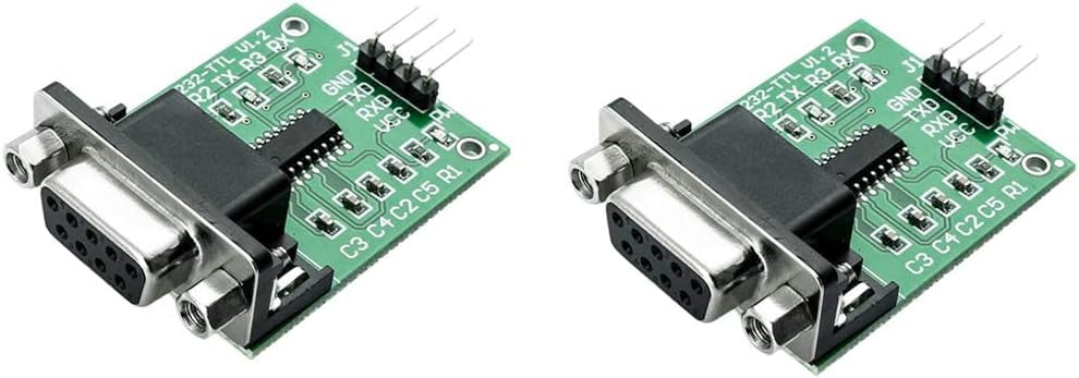Treedix 2PCS SP3232 Root Module Connector Chip RS232 to TTL Small Board ...