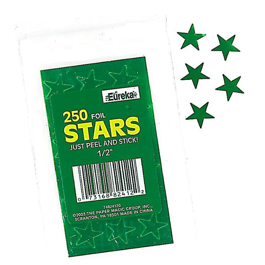 Self-Adhesive Foil Star Stickers - Walmart.com - Walmart.com