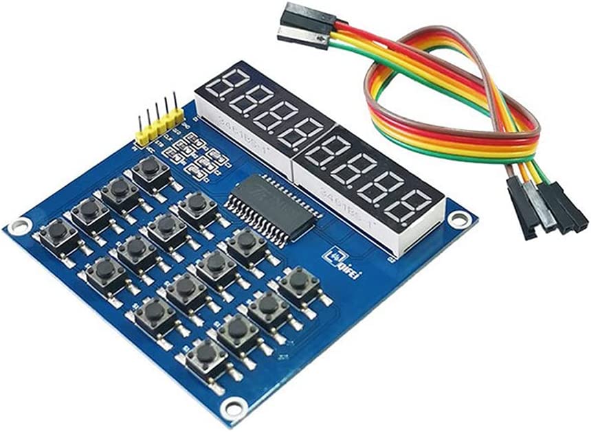 Treedix TM1638 8 Bits Optoelectronic Displays LED Digital Tube Module ...