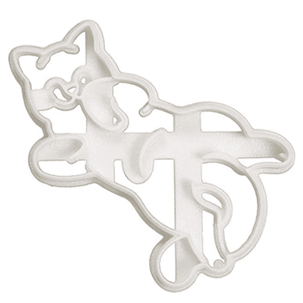 Cookie Cutters, 3D Cat Cookie Cutters for Kids, Kitty Butt Shaped Cat ...