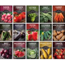 Organic Veg Garden: 50 Assorted Packs, Heirloom Vegetable Seeds, 30 ...