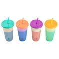 TAL Color Changing Plastic Tumbler Cups 24 fl oz, Multi Color - Walmart.com