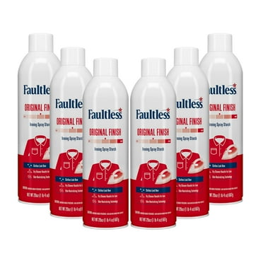 Faultless Heavy Hold Ironing Enhancer Spray Starch 20 oz. Can - Walmart.com