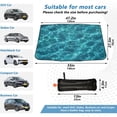 BZSMCE Blue Liquid Car Windshield Foldable Sunshade Umbrella UV ...