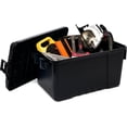 Sportsman Trunk with Wheels, Black, 108-Quart, Lockable Storage Box ...