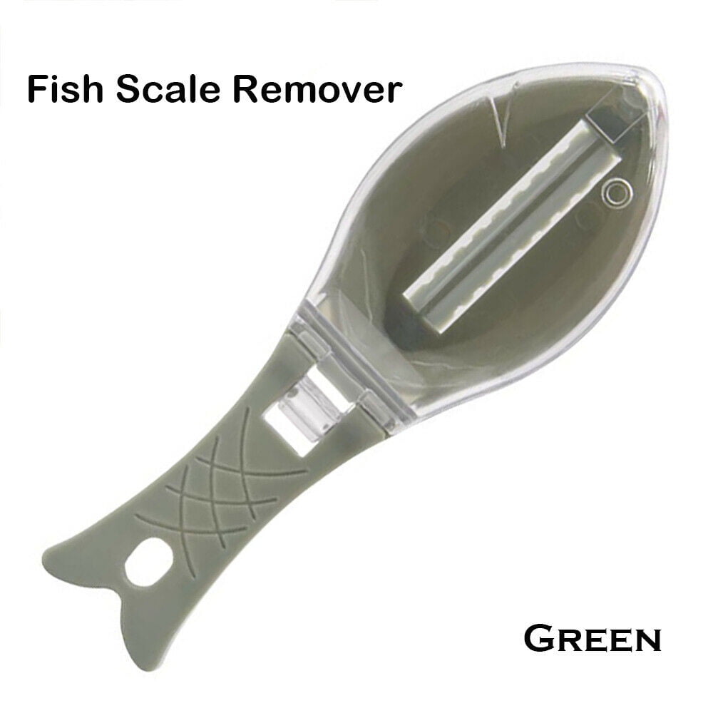 Plastic Fish Scales Clean Remover with Cover Cleaning Peeler Scaler ...
