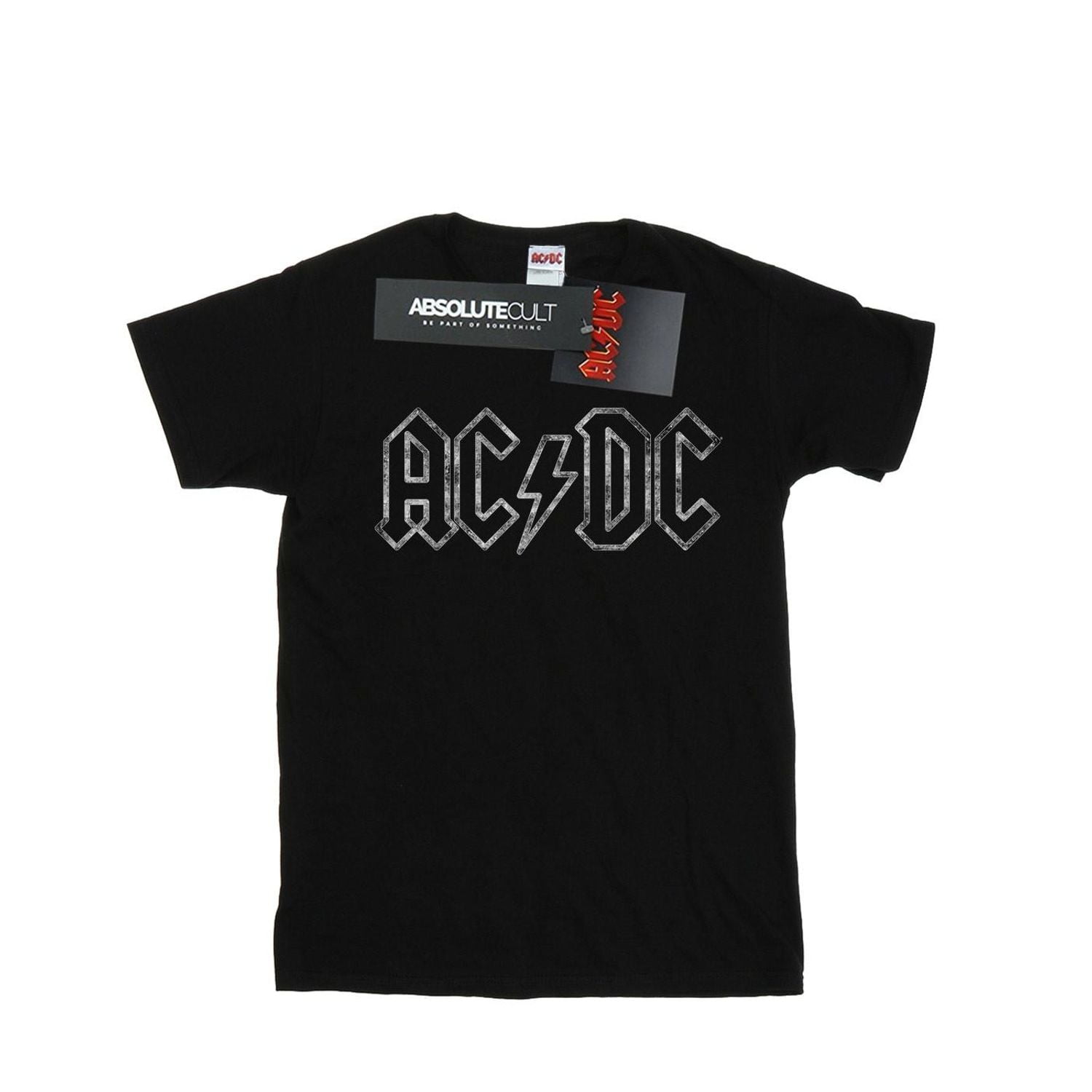 Click here for Acdc Ac/Dc Womens Jagged Logo Cotton Boyfriend T-S... prices