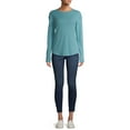 Time And Tru Womens Long Sleeve Thermal T Shirt