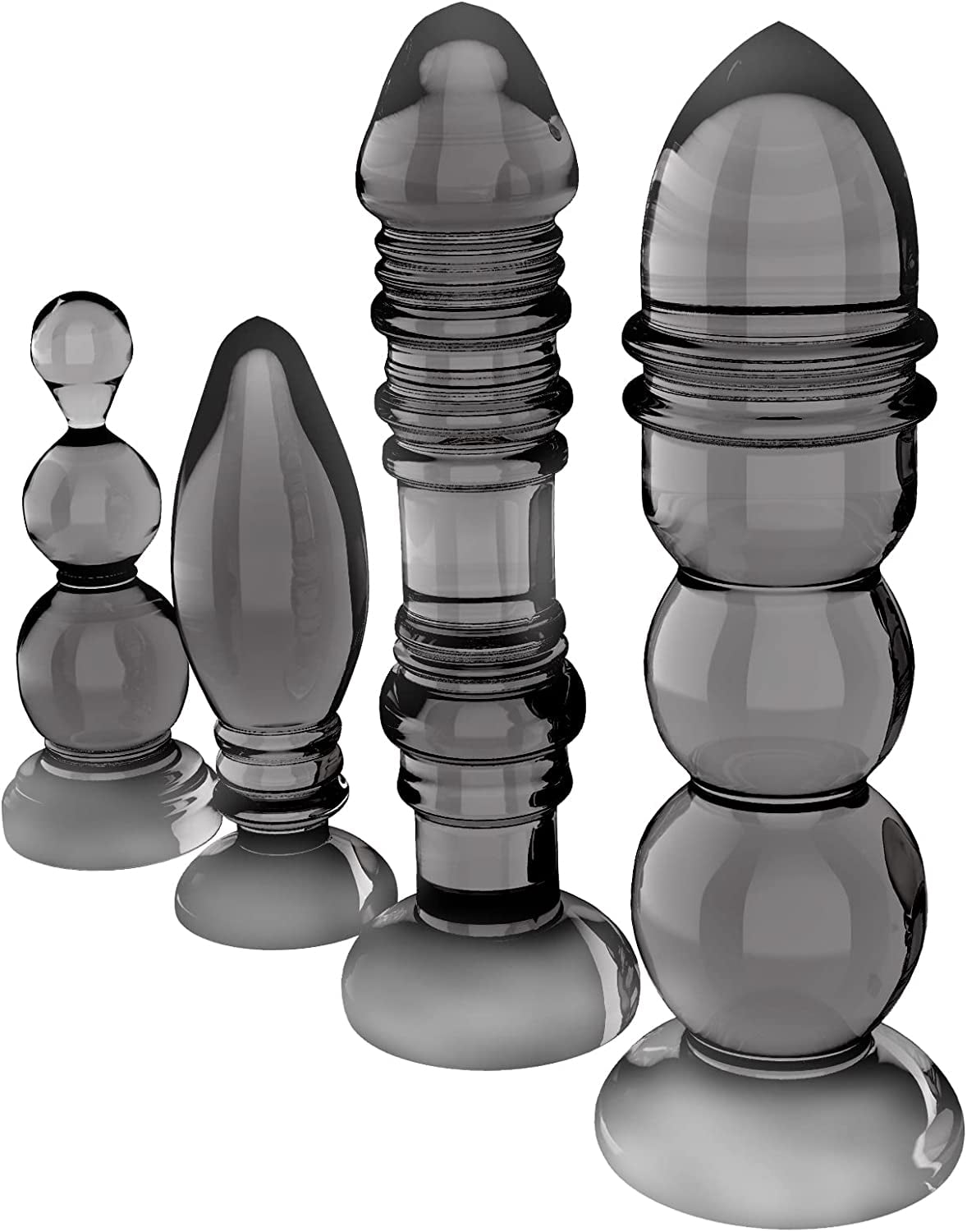 Xoplay Silicone Anal Butt Plug Kit 4 Pcs Set Anal Plugs Set Massager