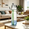 Spray Water Bottle 17oz Mist Function Portable Sports Water Bottle for ...