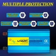 Free Shipping! LVYUAN 2500 Watts Pure Sine Wave Power Inverter DC 12V to AC 110V 120V Car RV ...