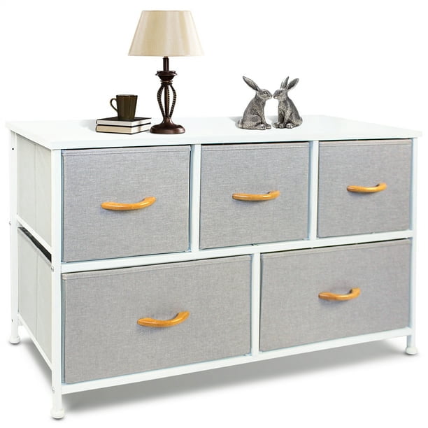 Bigroof Dresser for Kids Bedroom with 5 Drawers, Storage Drawer ...