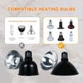 8.5-inch Standard Lamp Dome for Reptile Heating Lamps, Ceramic Heat ...