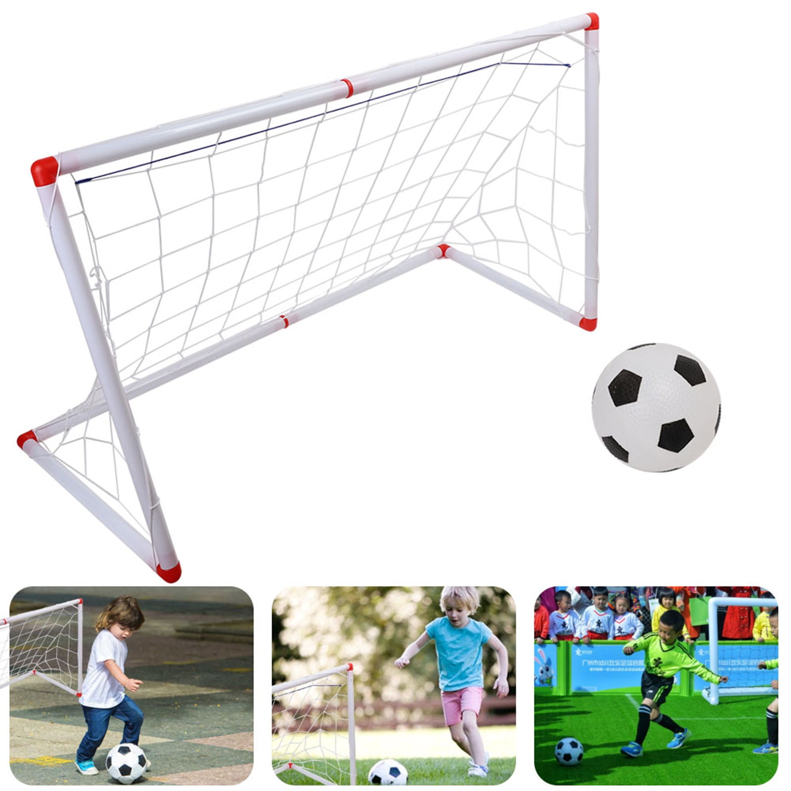 Click here for Domqga Portable Lightweight Kids Soccer Goal Net S... prices