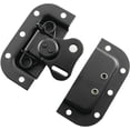 2pcs Black 82x77mm Recessed Butterfly Twist Catch 3.2x3 Inch Spring ...