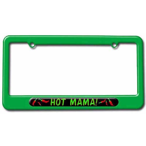 Hot Mama, Chili Pepper License Plate Tag Frame, Multiple Colors ...