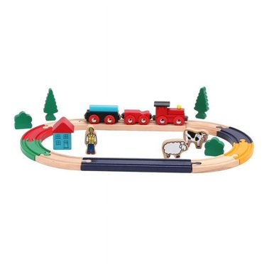 Maxim Wooden Figure 8 (32 Pieces) Play Train Set - Walmart.com