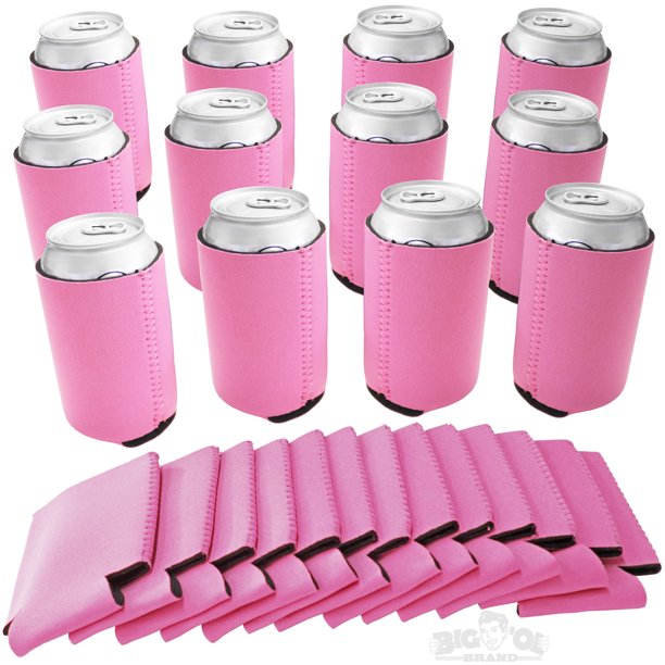 Big Ol' Neoprene Reversible Can Cooler 25 Pack Pink - Walmart.com