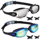 Eye Pop Pink and Purple Swimming Sport Goggles - Walmart.com