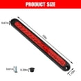 2Pack 15 lamp beads highlight LED truck side lights 12V-24V special ...