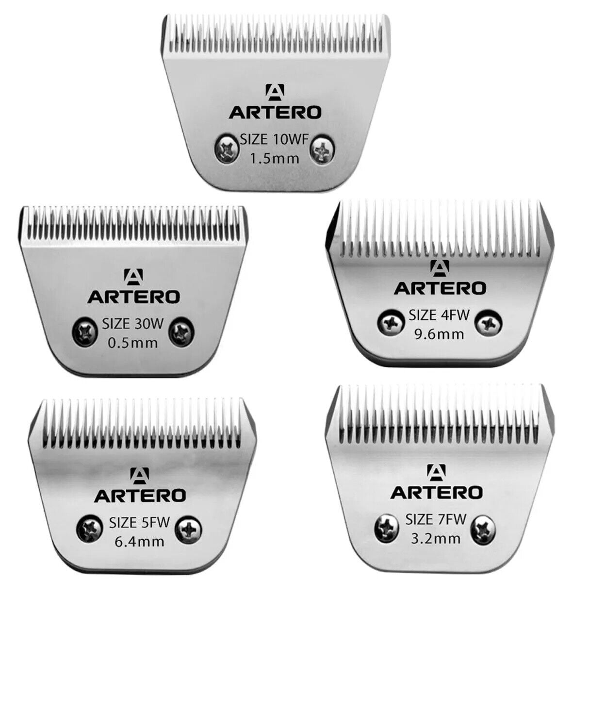Wide Clipper Blades Professional High Quality Steel Dog Grooming 5 ...
