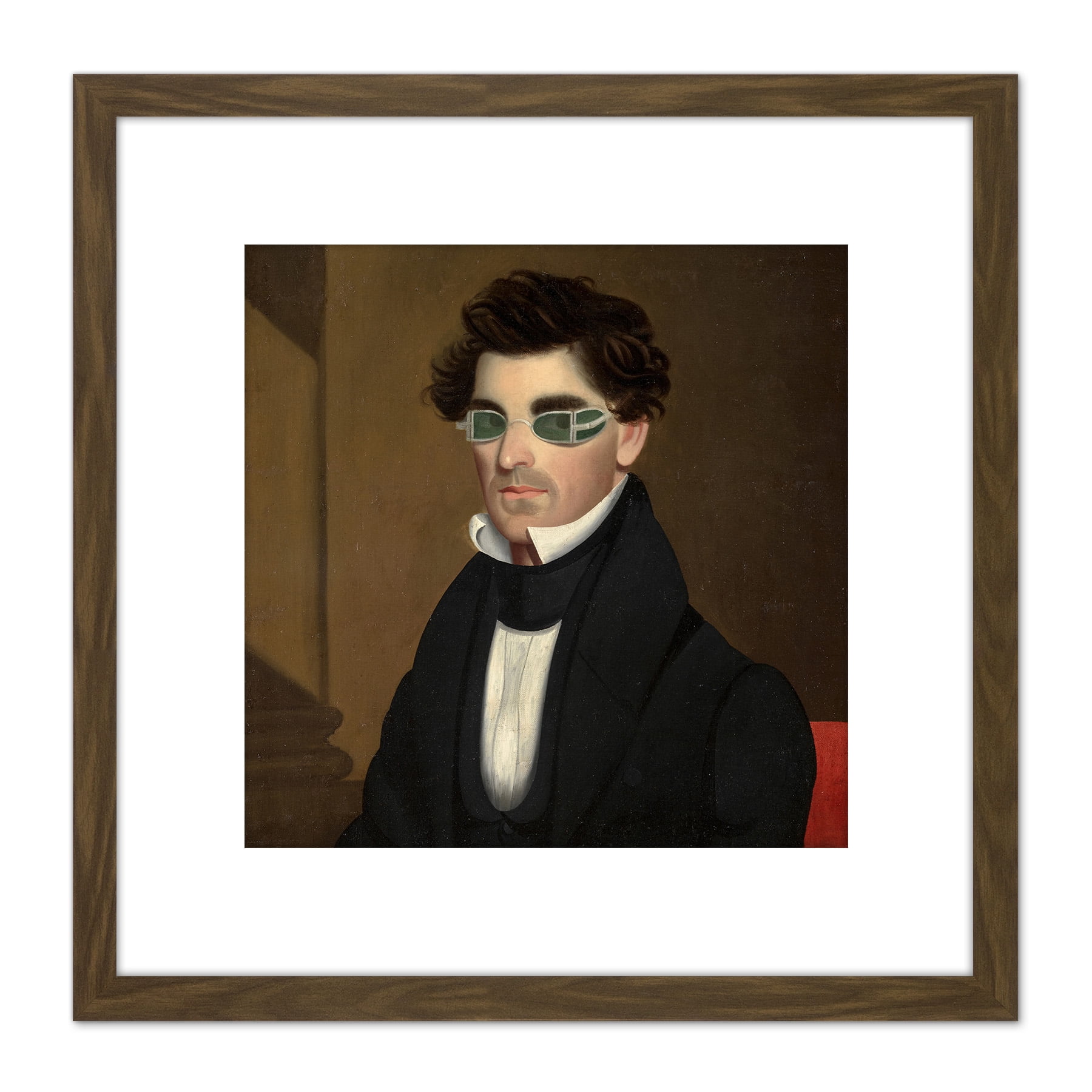 Wade Portrait Nathaniel Olds 8X8 Inch Square Wooden Framed Wall Art ...