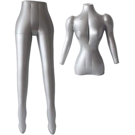 Dyfrio Inflatable Female Mannequin Bust and Legs Display, Used As ...