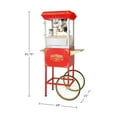 Popcorn Machine with Cart – 8oz Popper with Stainless-Steel Kettle ...