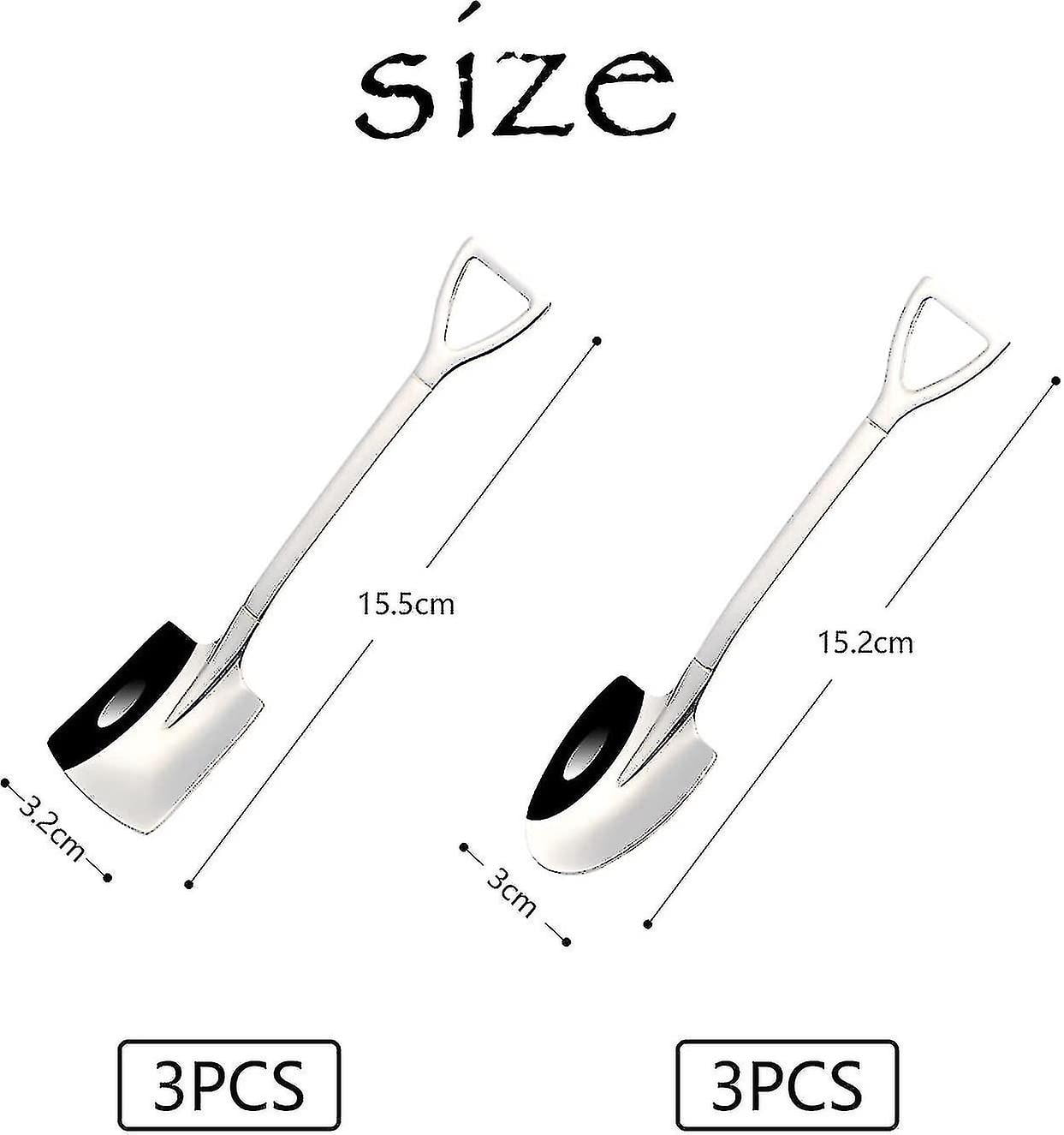 6 palas para revolver café, palas para revolver azúcar de postre para ...