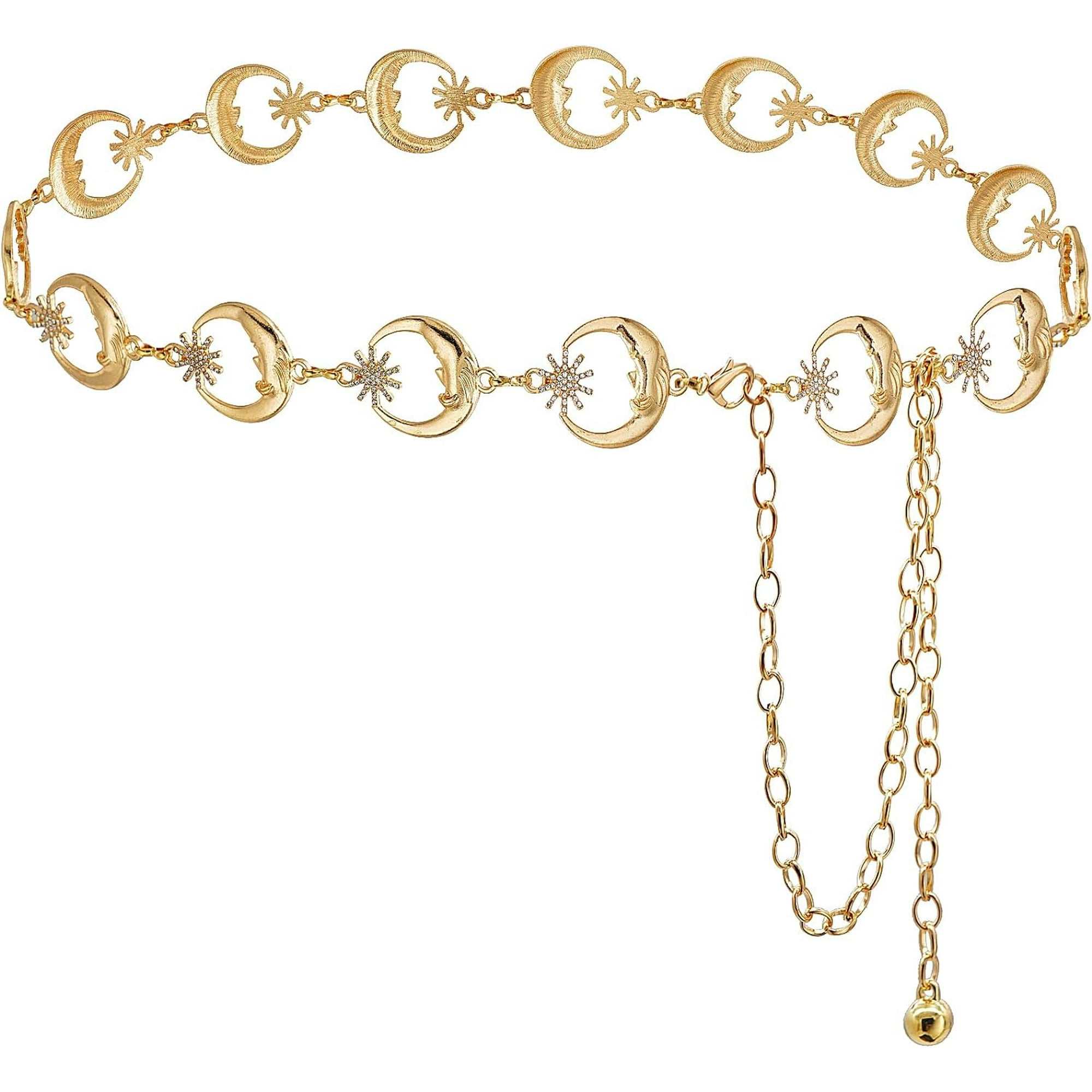 Click here for Waca09 Chain Belts For Women Hollow Metal Waist Ch... prices