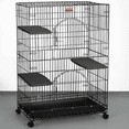 Proselect Large Metal Foldable Cat Cage, Big Pet Enclosure 35 ...
