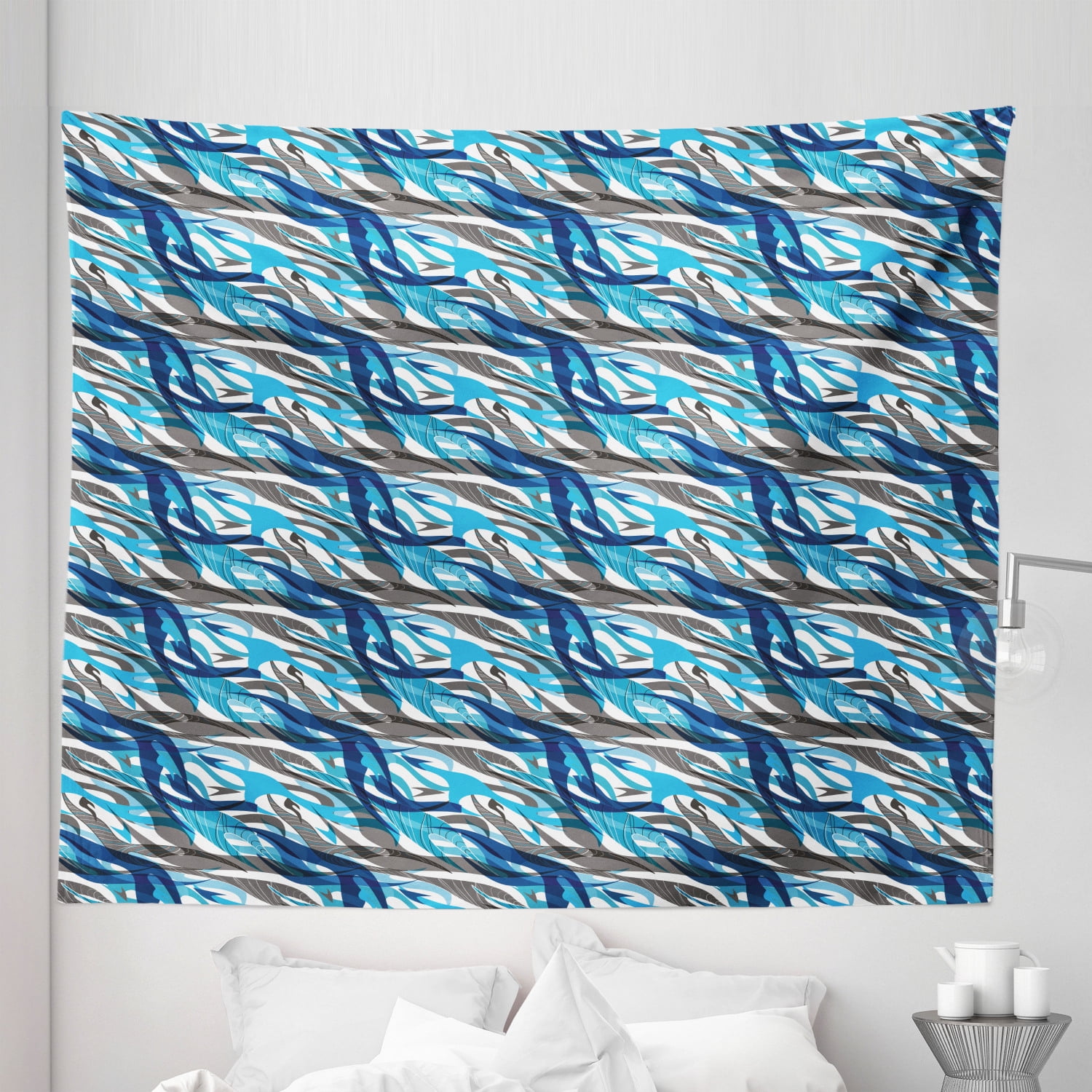 Abstract Tapestry, Surreal Expressionism Inspired Image Modern Art ...