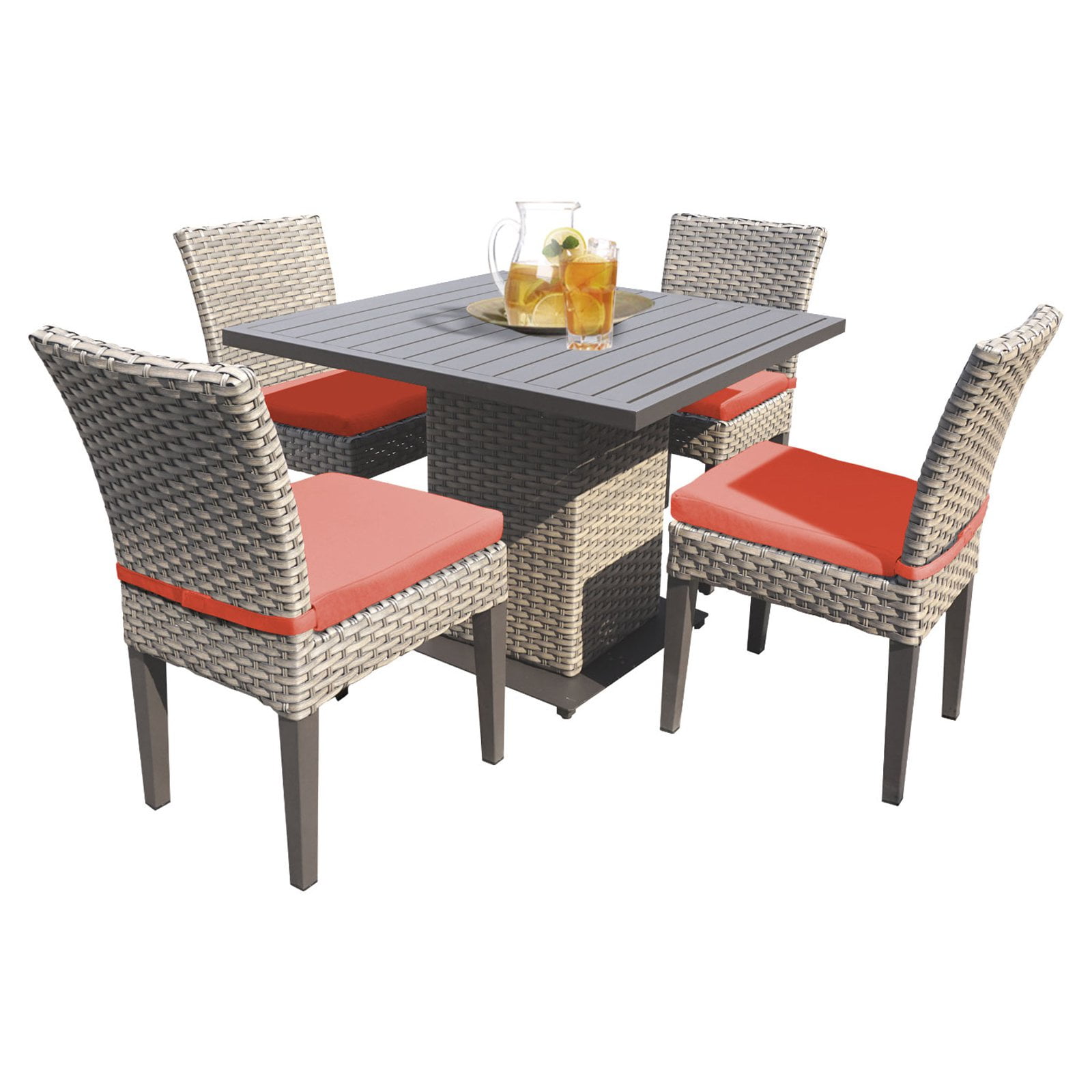 Monterey Wicker 5 Piece Patio Dining Set - Walmart.com