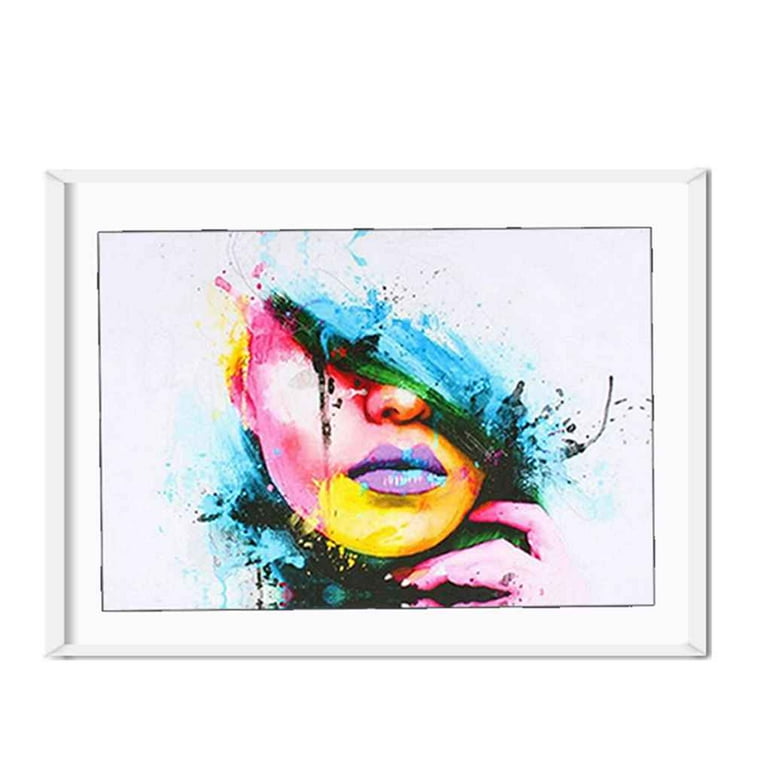 Abstract Beautiful Woman Painting