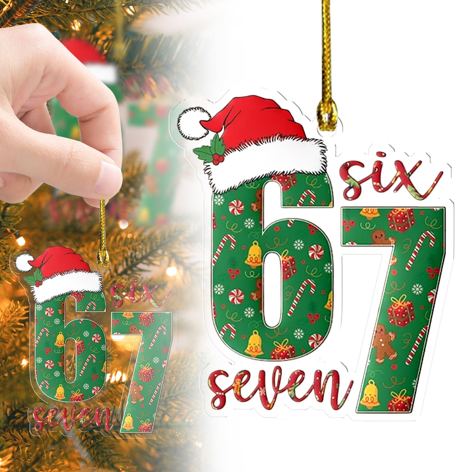 Click here for Brenberke Viral 67 Meme Ornament  Personalized Six... prices