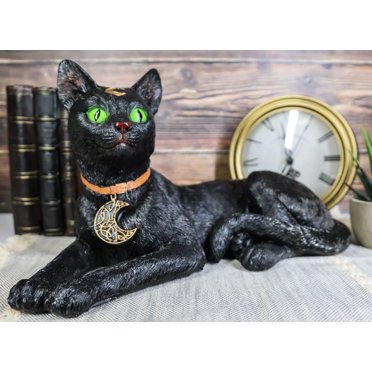 Ebros Larger 8.5"H See Hear Speak No Evil Zen Yoga Black Cats Figurine ...