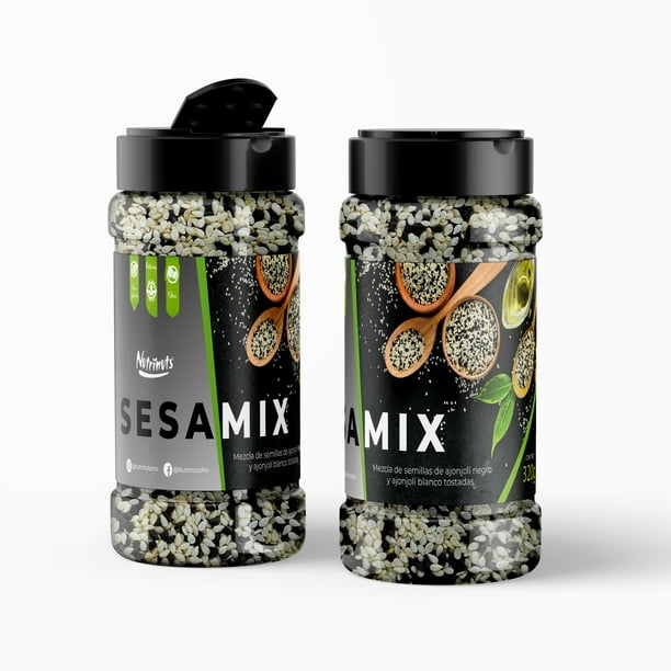 Sesamix Ajonjolí Blanco Y Negro Tostado E Inflado 180g SESAMIX ...