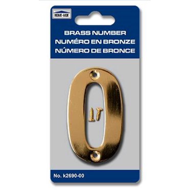 RCH Hardware NO-IR831-75 Iron House Number, 3 Inch, Rust - Walmart.com