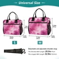 ALAZA Watercolor Tie Dye Print Cooler Lunch Bag Insulated Reusable ...